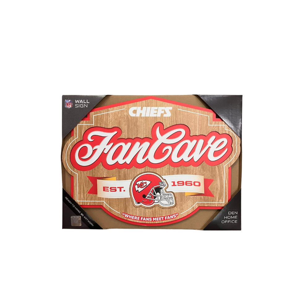 Chiefs 3D FAN CAVE SIGN – THE FAN