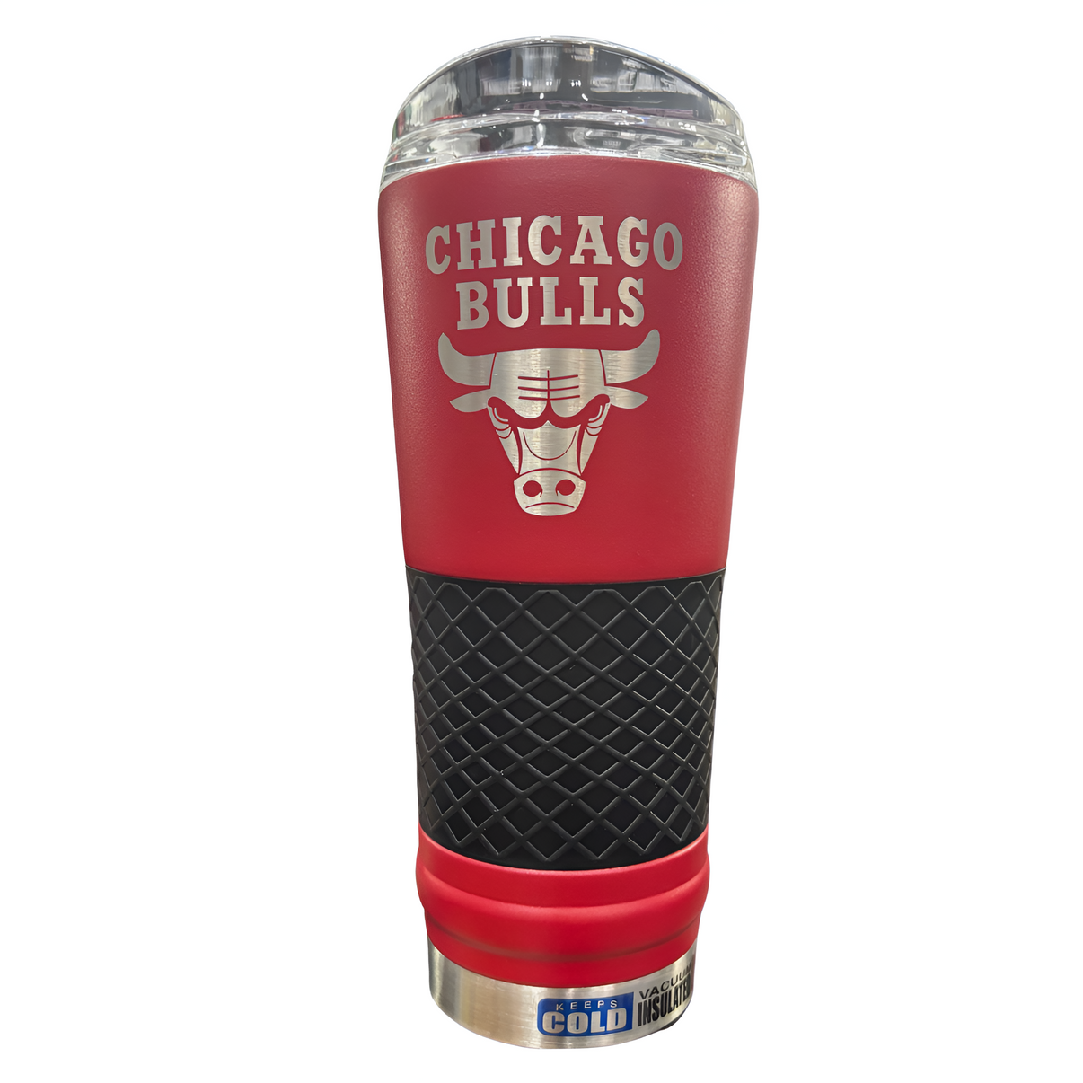 METALLIC TUMBLER THE DRAFT RALLY CRY STAINLESS STEEL NBA BULLS 24OZ TE ...